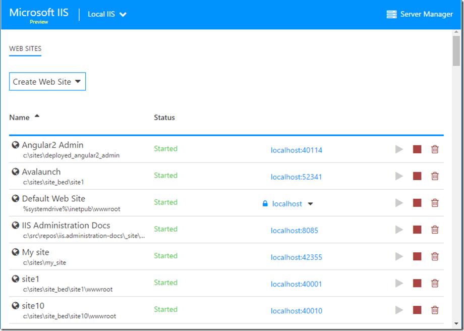 Microsoft IIS Administration API - Microsoft IIS Administration Preview Microsoft IIS Administration API - Microsoft IIS Administration Preview